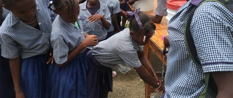 A celebration for handwashing makes smiles in Haiti | IMA World Health